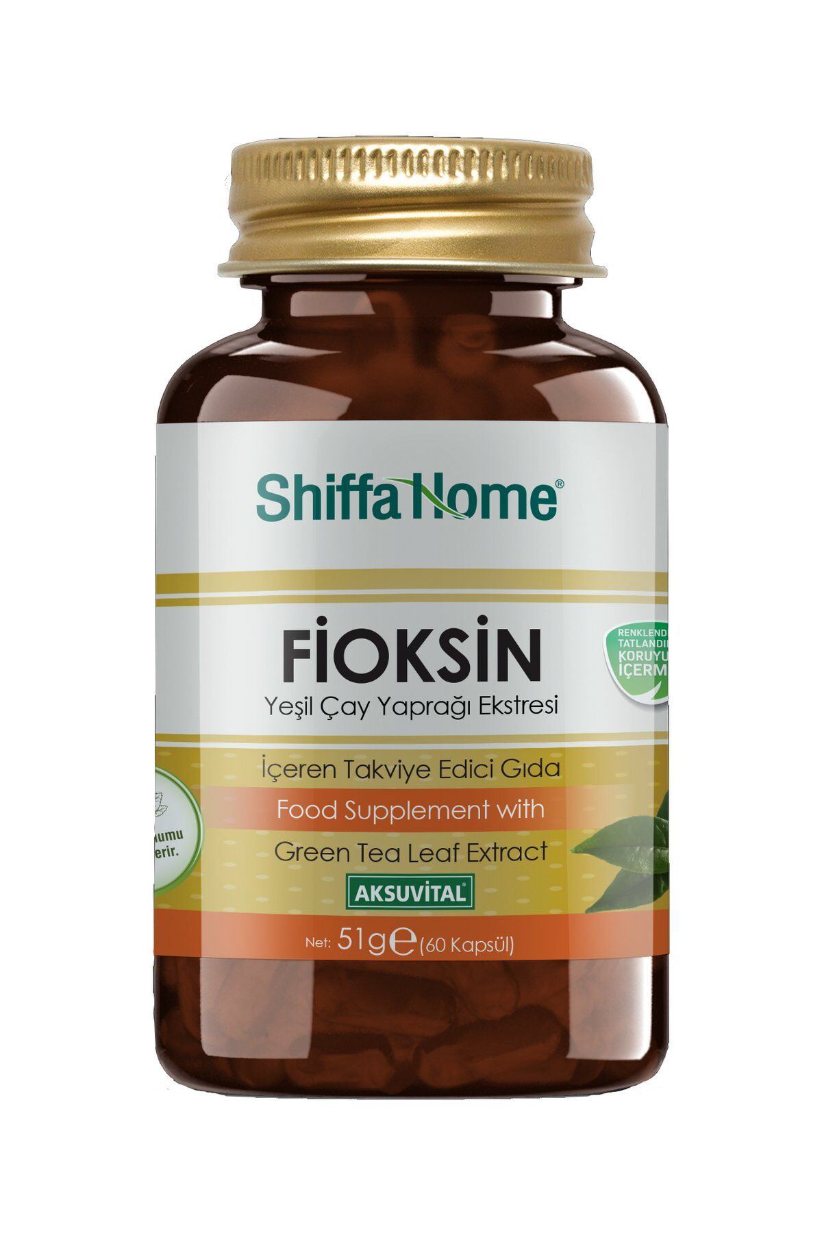 AksuVital Shiffa Home Fioksin Yeşil Çay Yaprağı Ekstresi 51g 60 Tablet